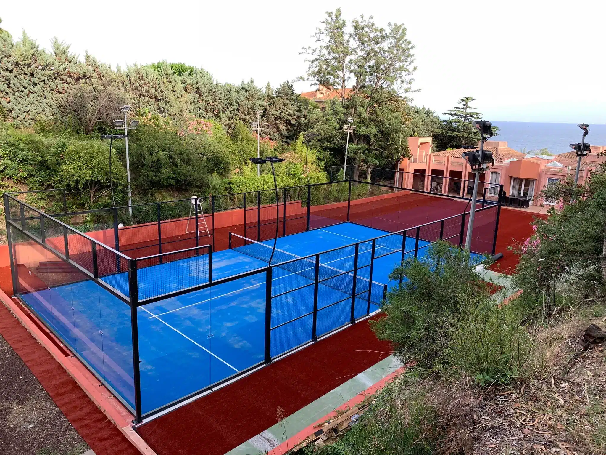 Projet professionnel de construction padel theoule sur mer - SERVICE TENNIS